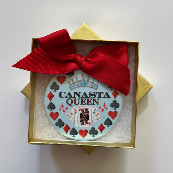 Canasta Queen Christmas Ornament - Dishique