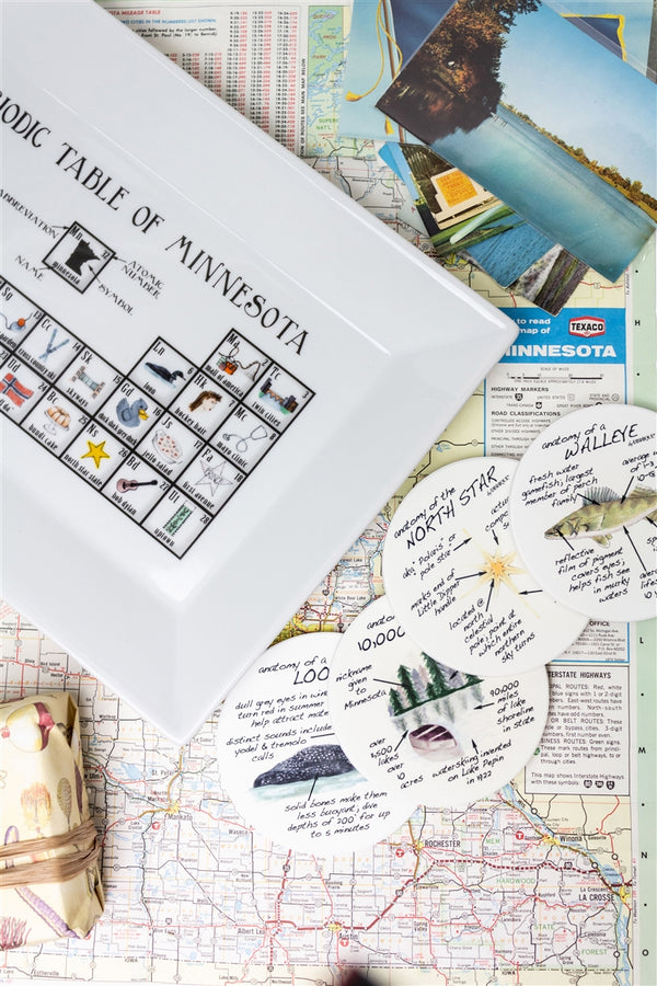 Periodic Table of Minnesota Platter - Dishique